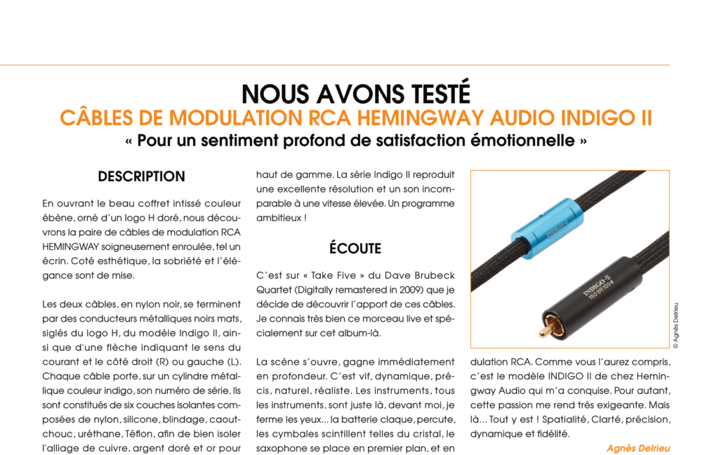 Banc d’essai matériel et nouveautés : les câbles de modulation RCA ...