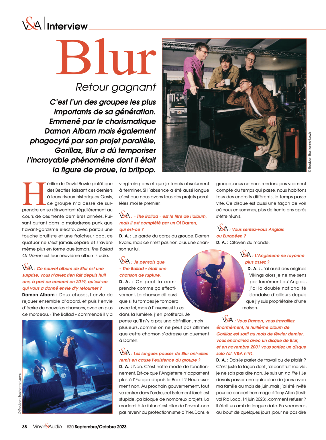 Interview : Blur – Vinyle & Audio – Le Magazine