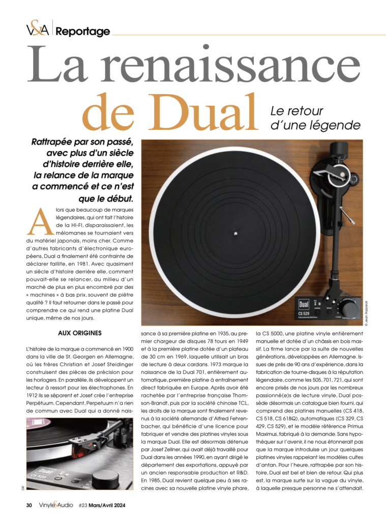 Reportage : la renaissance de Dual – Vinyle & Audio – Le Magazine